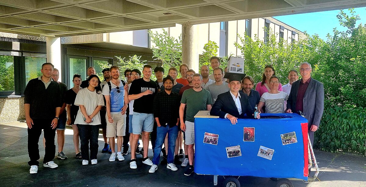 Herzlichen Glückwunsch, Marco de Gregorio, zur erfolgreichen Promotion! - Technische Physik